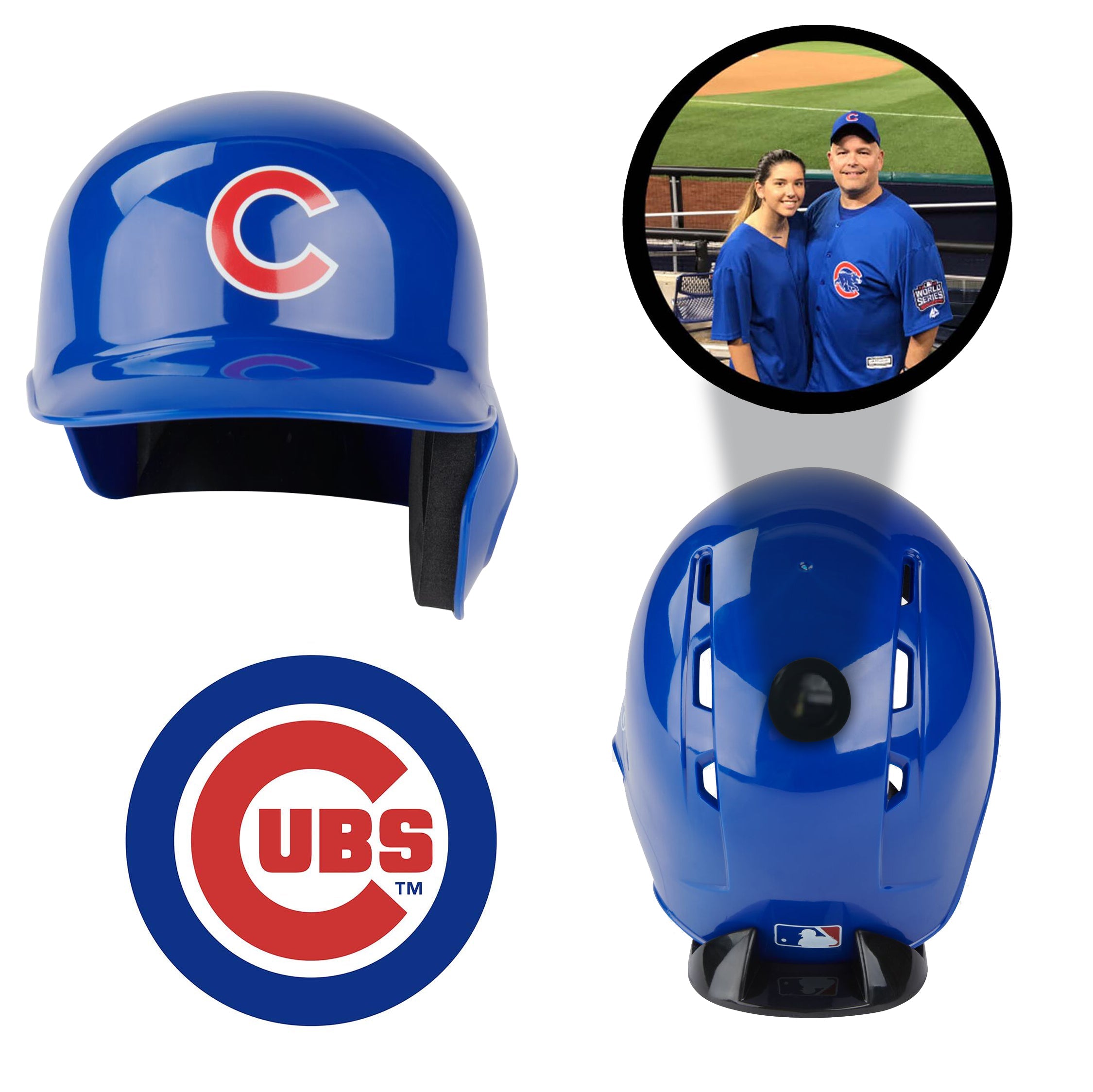 Chicago Cubs MLB Collectible Mini Batting Helmet – Last Stand Hats