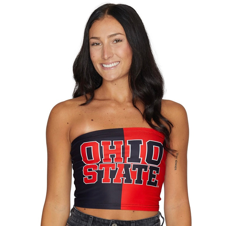Ohio State OSU Buckeyes Two Tone Tube Top – Last Stand Hats
