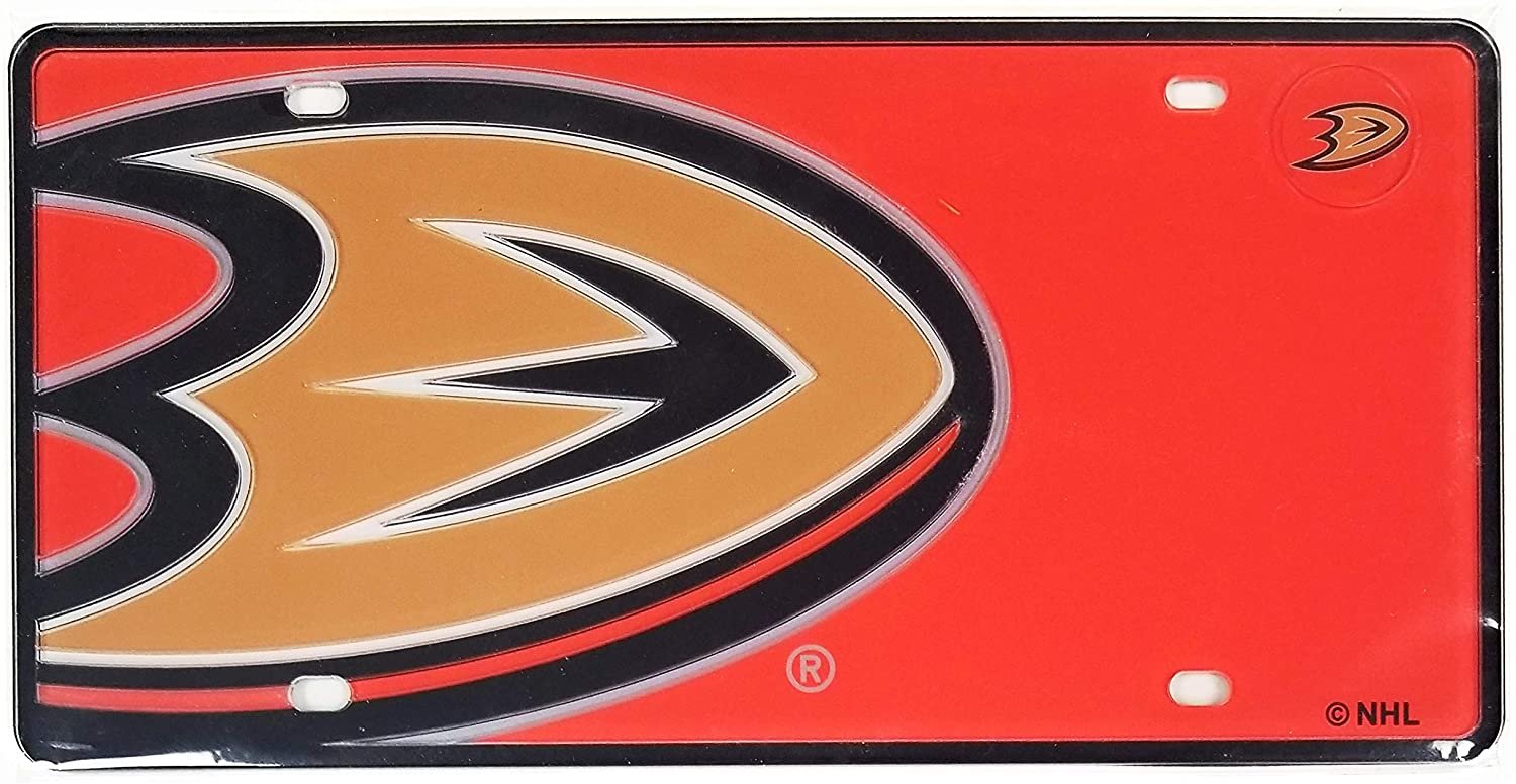 Anaheim Ducks Premium Laser Cut Tag License Plate, Mega Logo Design, M ...