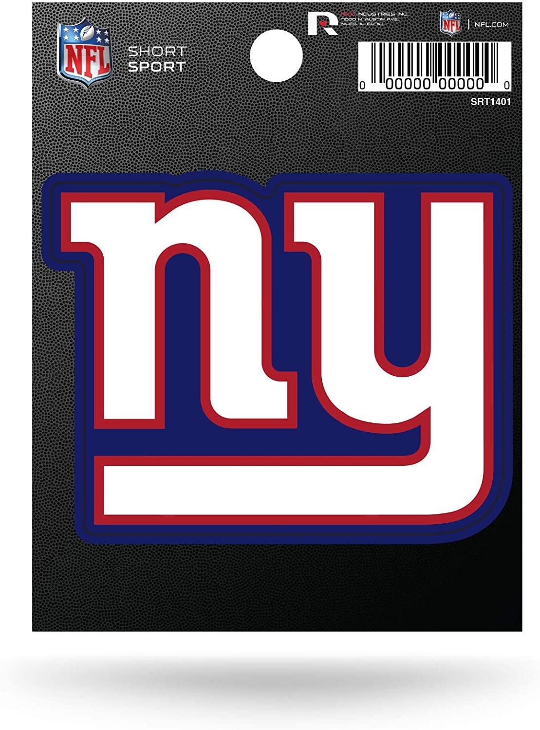 New York Giants 3 Inch Decal Sticker, Flat Vinyl Die Cut, Full Adhesiv ...