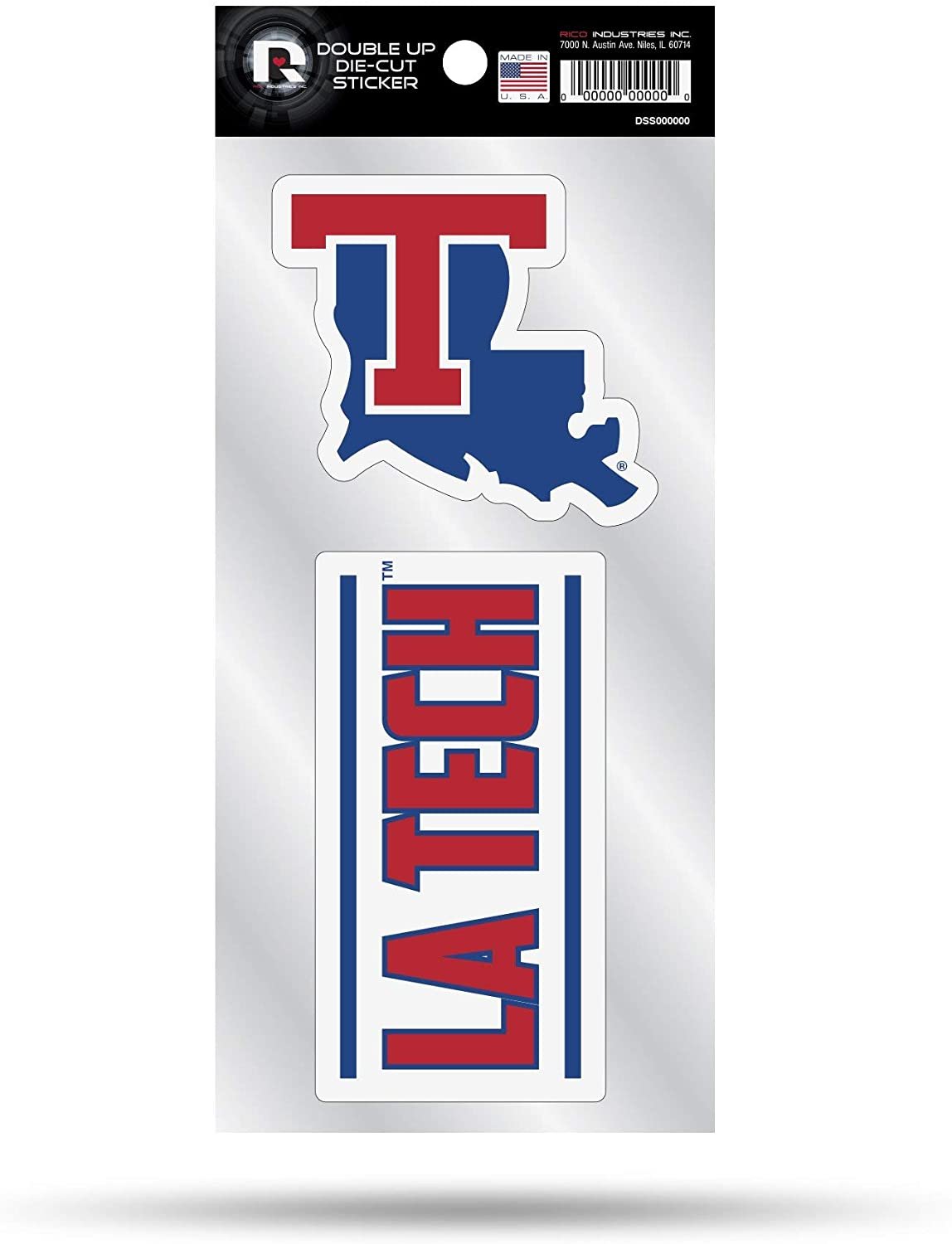Louisiana Tech Bulldogs Double Up Die Cut Sticker Sheet 2-Piece – Last ...