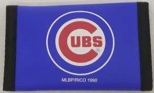 Chicago Cubs Deluxe Nylon Trifold Wallet with Hook & Loop Closure ...