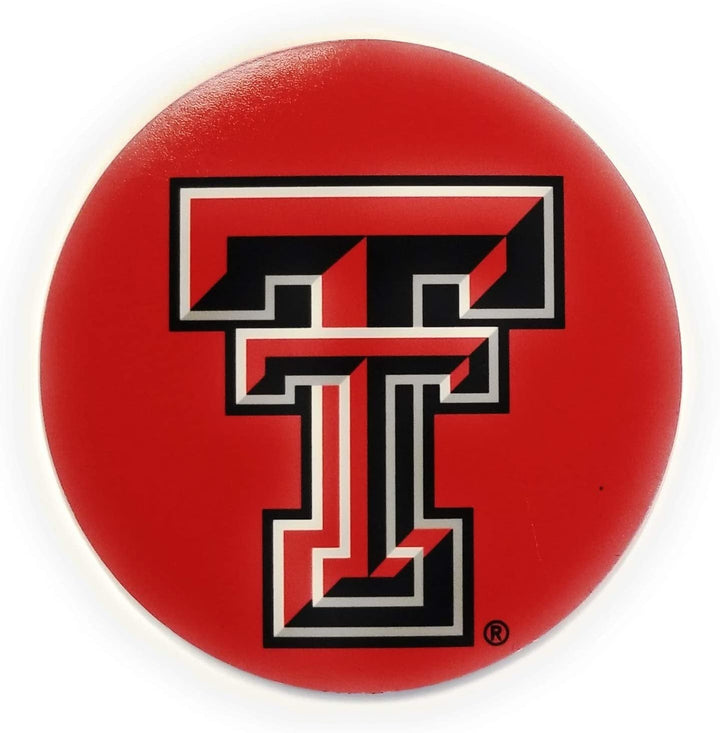Racing Reflections Texas Tech Red Raiders RED Magnet RR 4" Round Vinyl ...