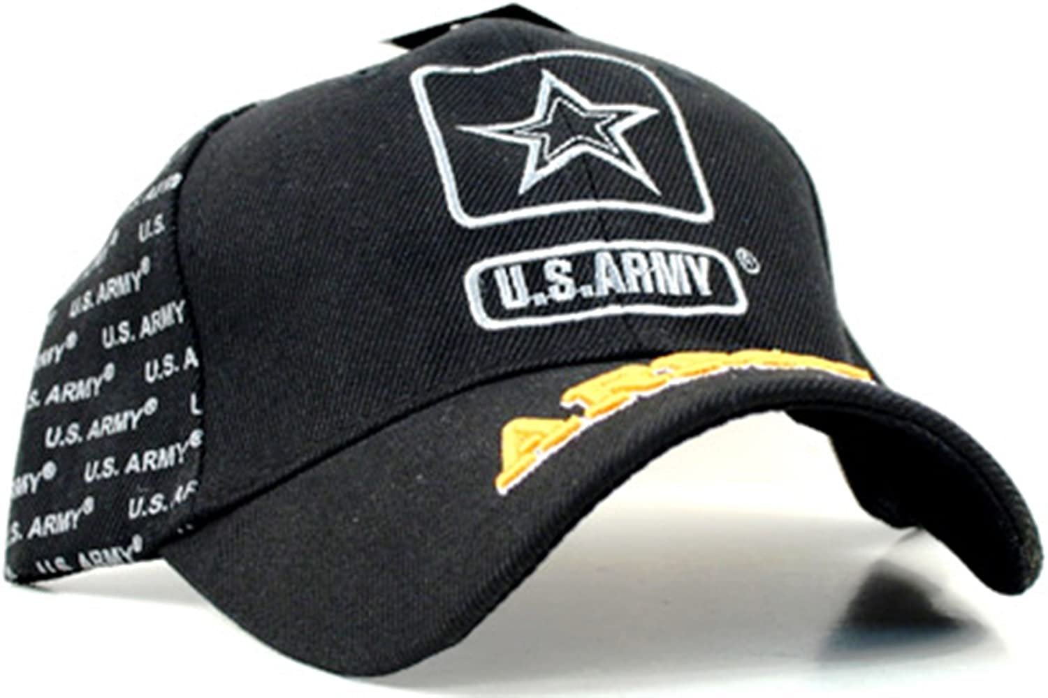 Army Silver Logo Premium Embroidered Baseball Cap Hat United States Mi ...