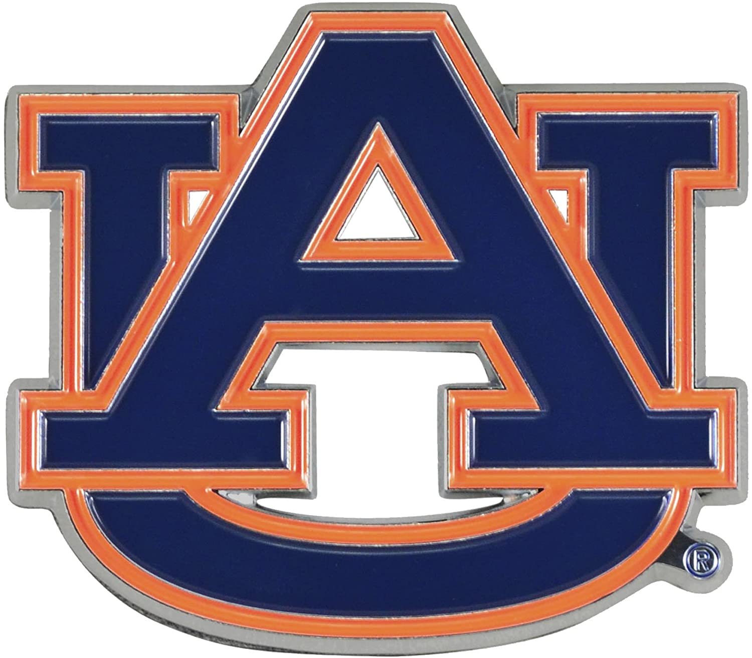 Auburn University Tigers Premium Solid Metal Raised Auto Emblem, Team ...