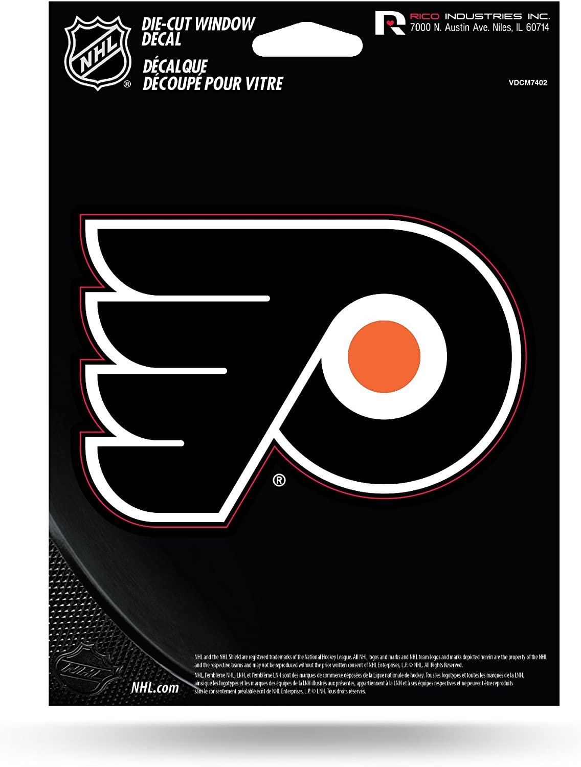 Philadelphia Flyers 5 Inch Decal Sticker Die Cut Flat Vinyl Adhesive B ...