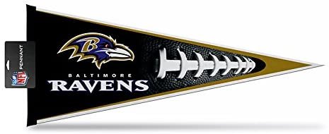 Baltimore Ravens Soft Felt Pennant, Football Design, 12x30 Inch, Easy ...